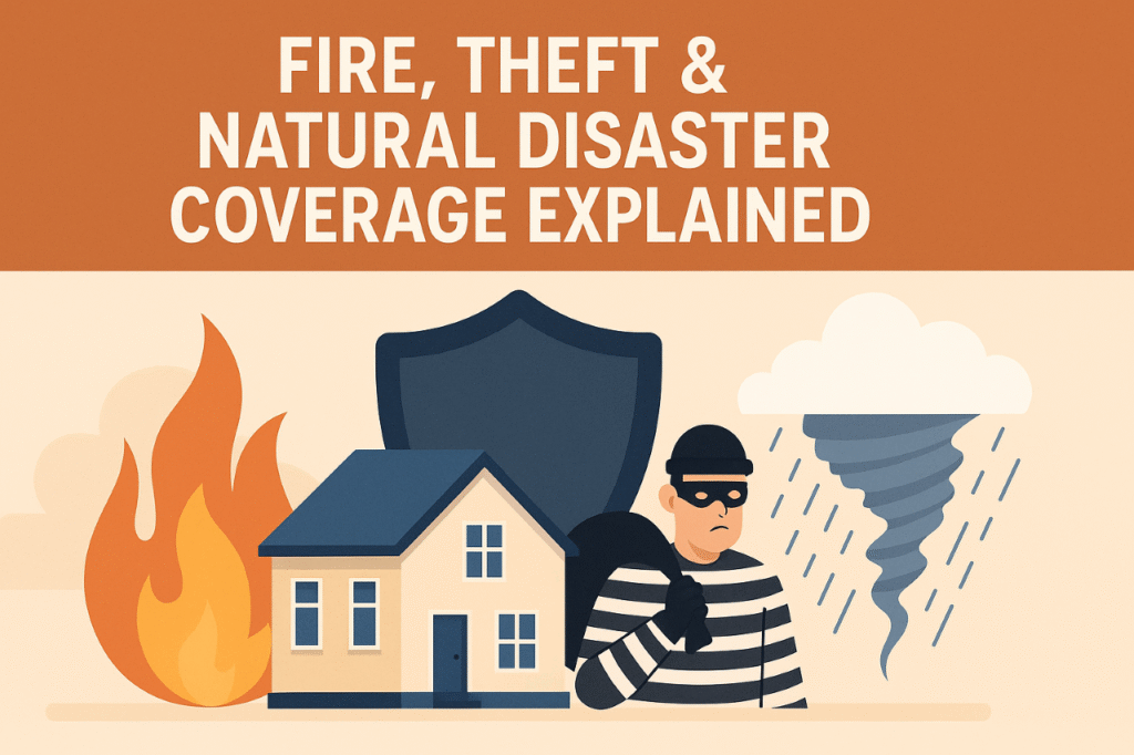Fire, Theft & Natural Disaster Coverage Explained - Insurance Gurukul, GOLN